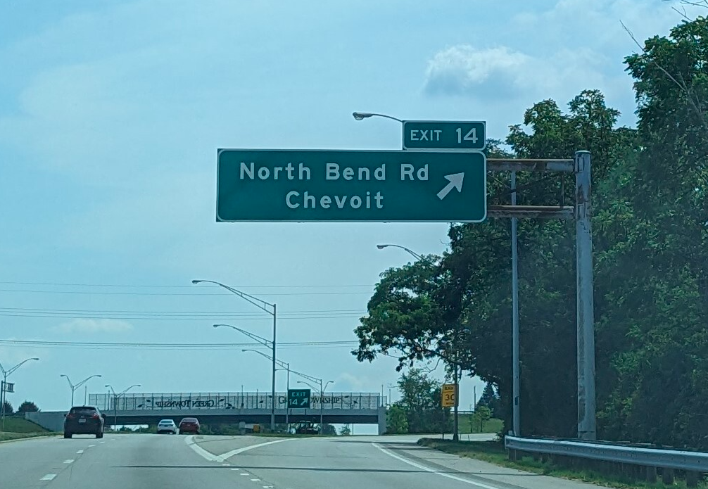 Exit Road Sign