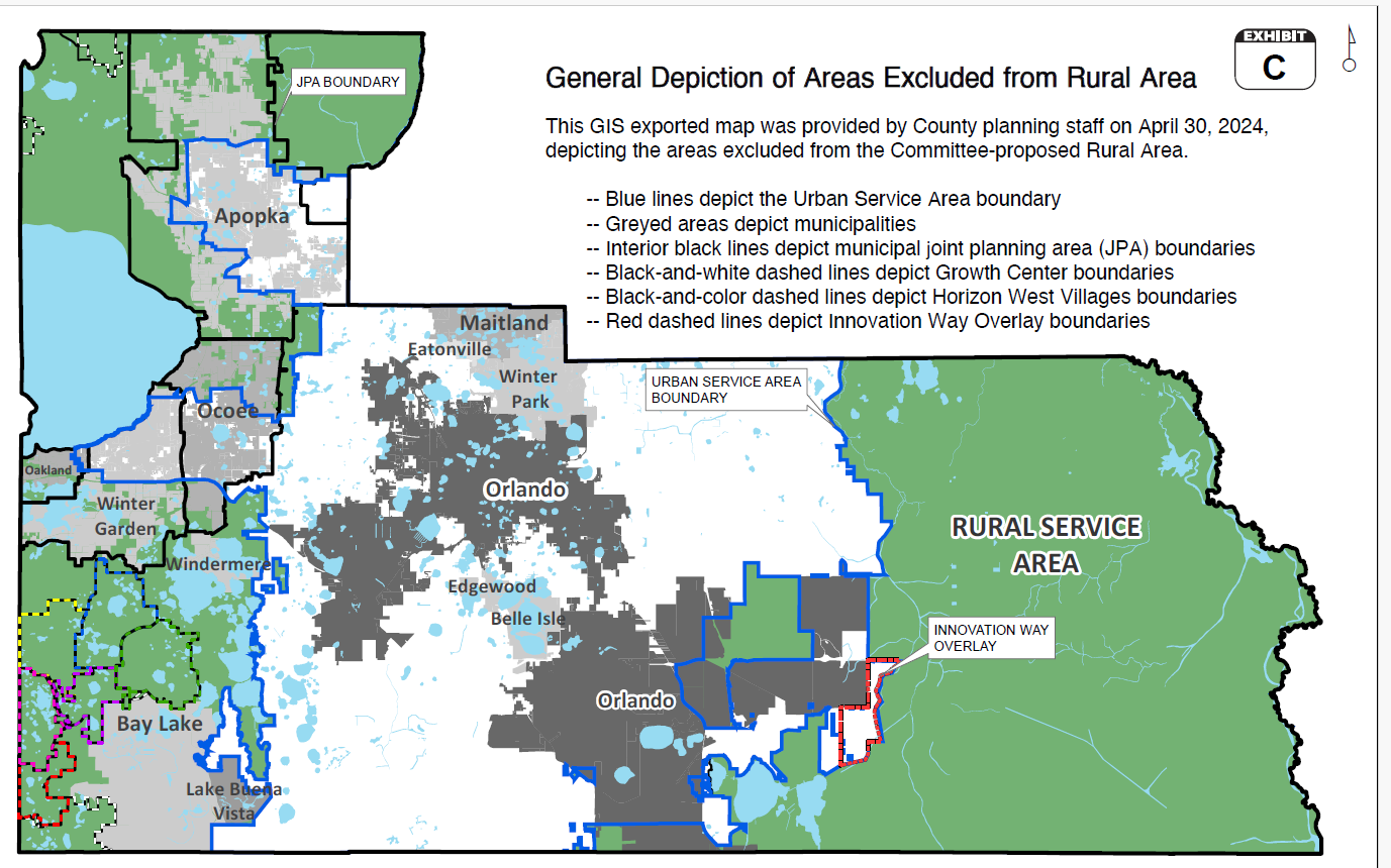 Map Of Rural North Florida State Lawmakers Move To Block Proposed