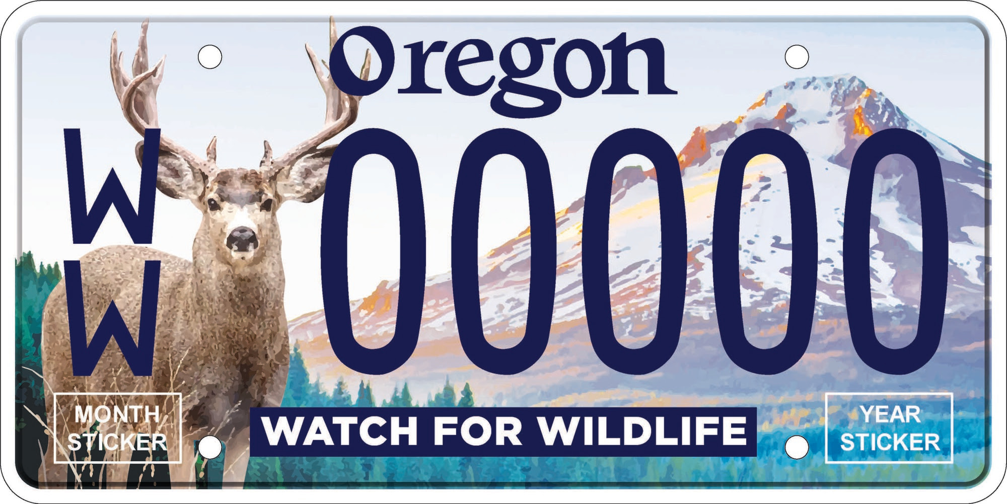 Oregon License Plates Bee A Supporter Of Oregon Pollinators With New