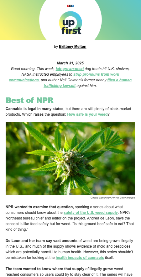 Up First Weekend : NPR