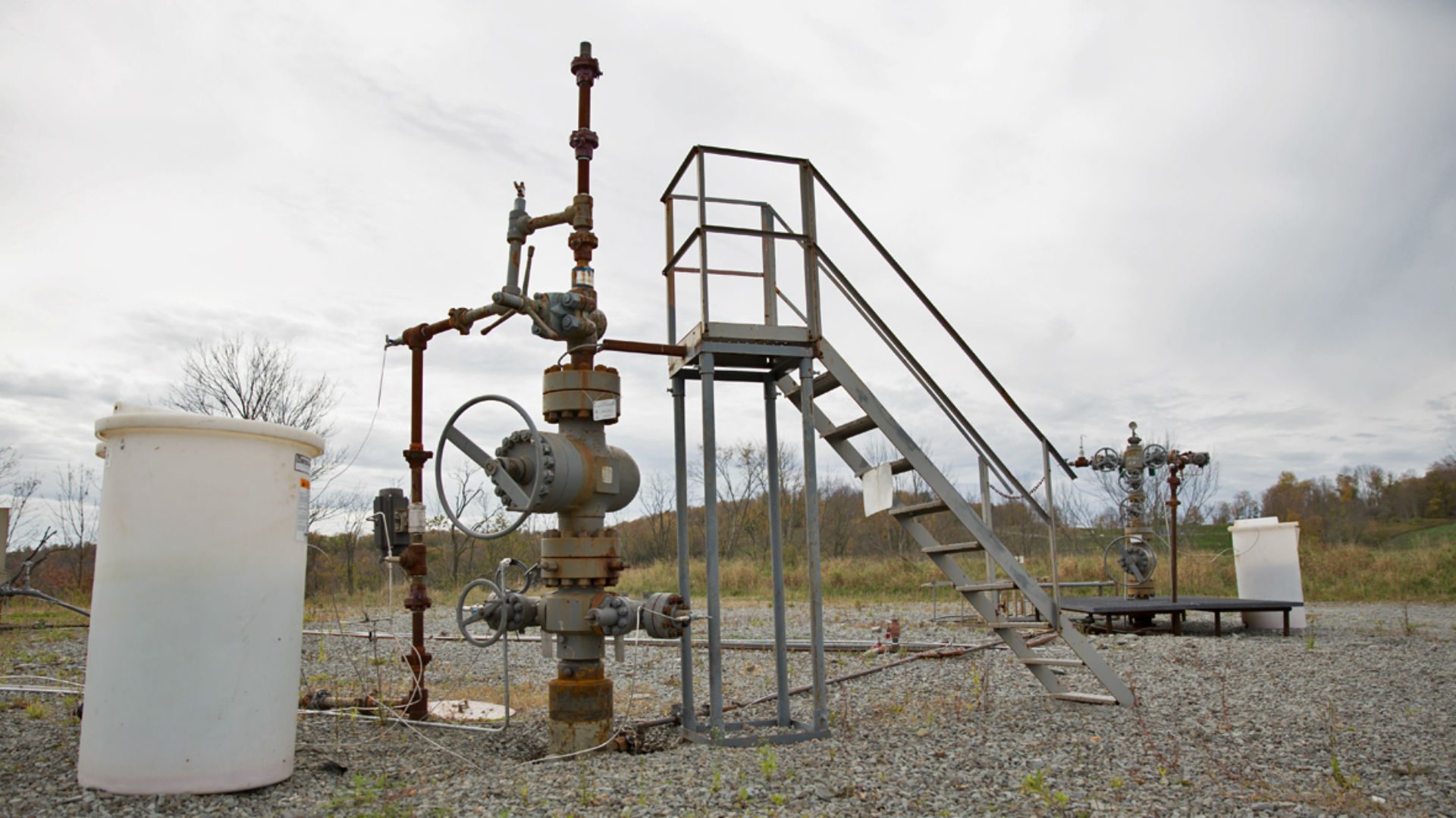 Marcellus Natural Gas Wellhead