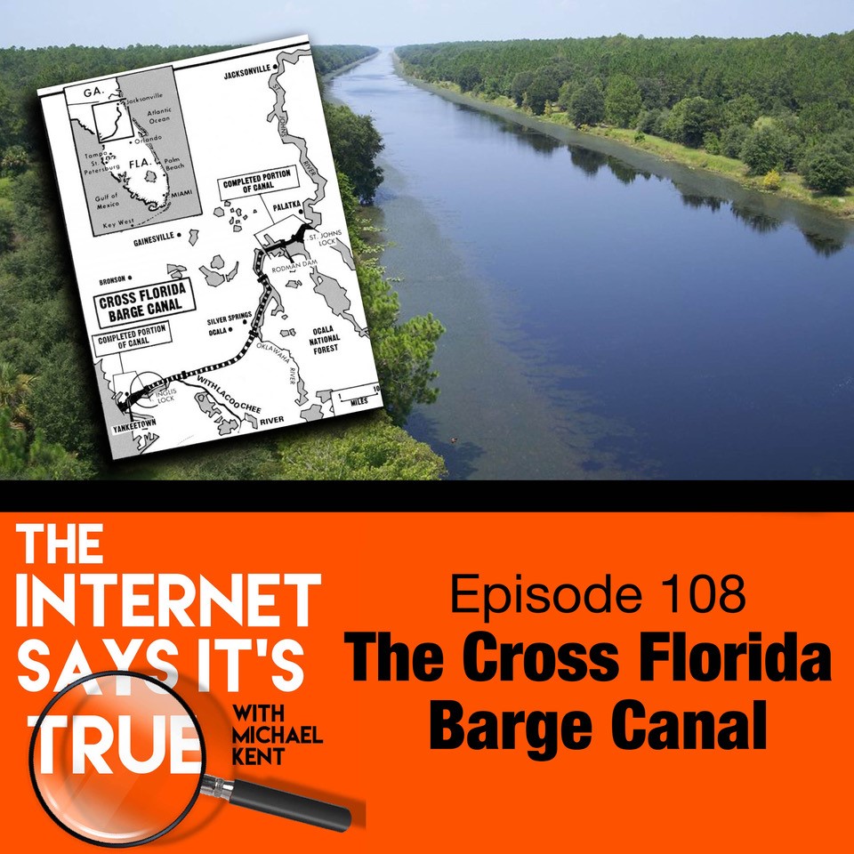 Cross Florida Barge Canal Map