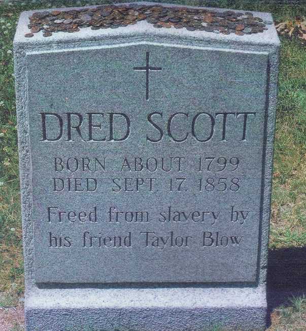 Dred Scott Grave Ceremony For New Cemetery Monument For Dred Scott