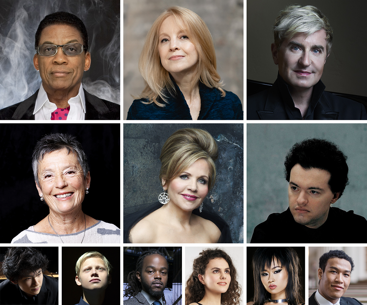 Famous People Without Eyebrows Collage