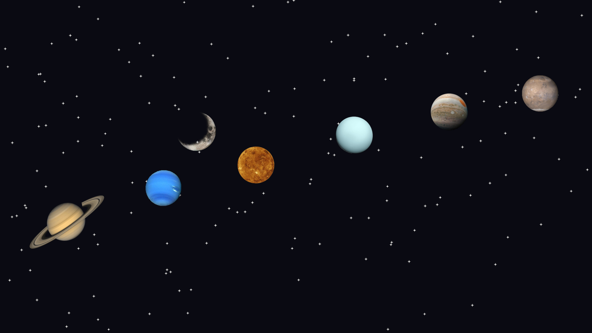 Planets Aligned Wallpaper