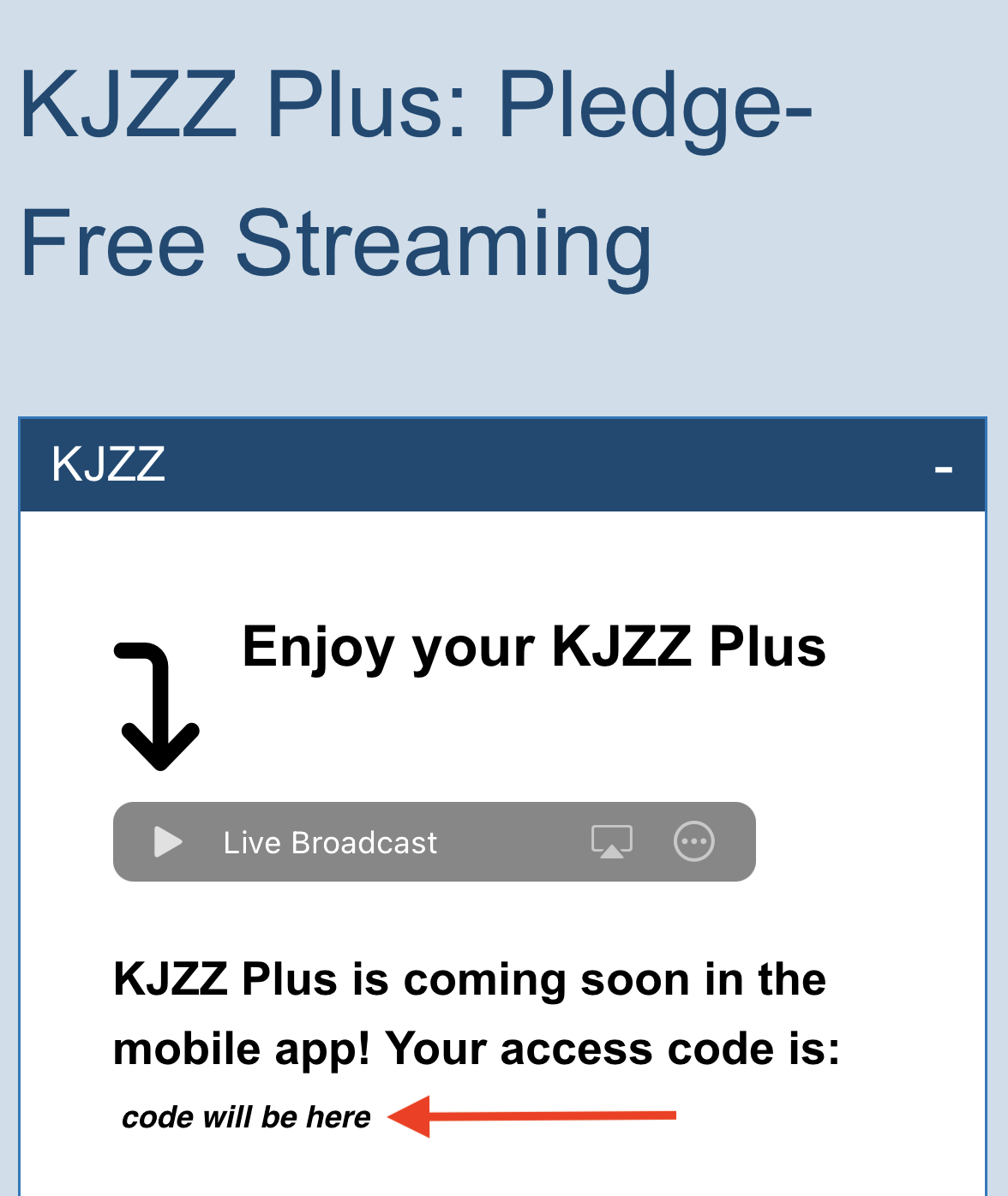 KJZZ Plus: Uninterrupted Audio Stream
