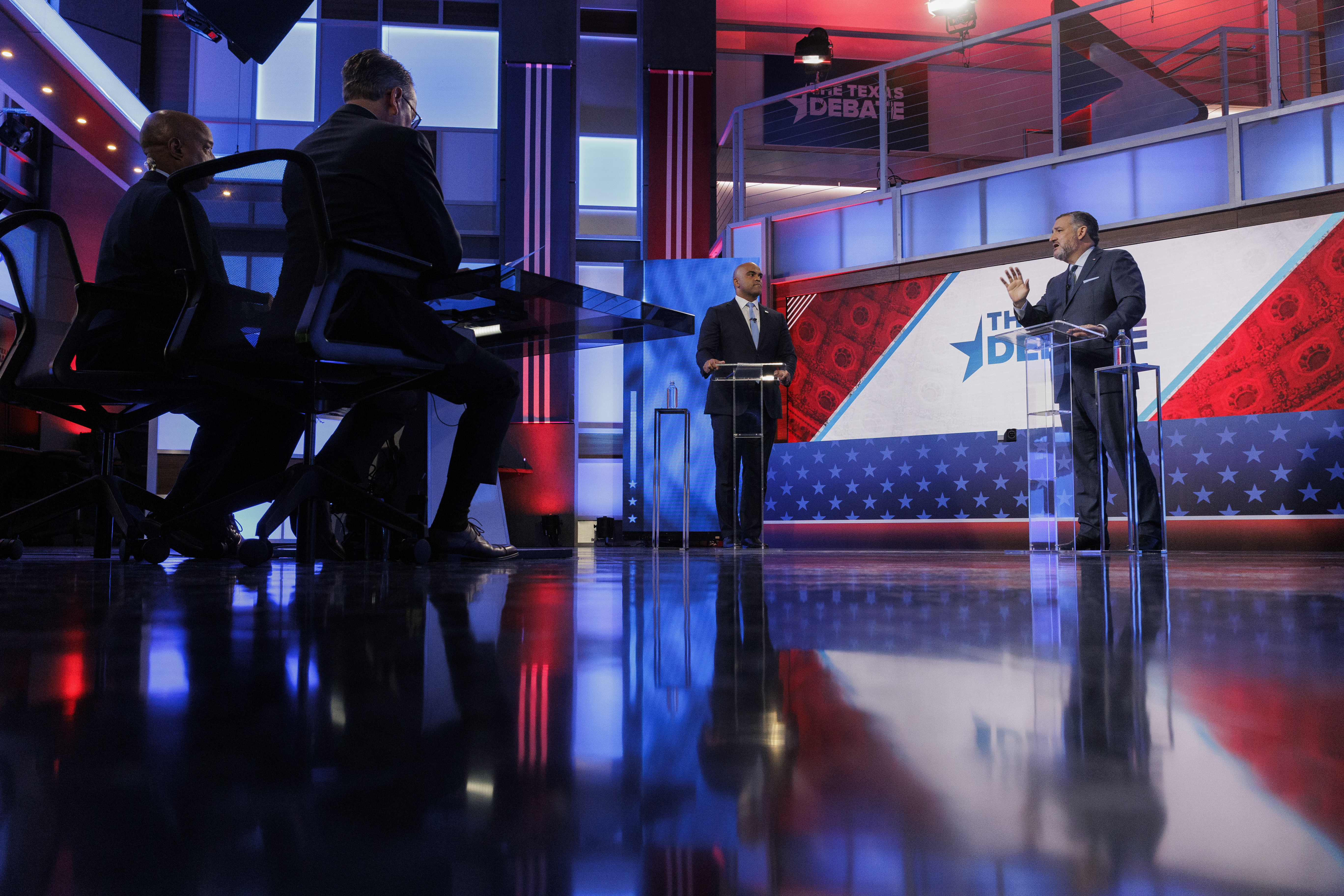 Ted Cruz, Colin Allred face off in fiery debate days before early ...