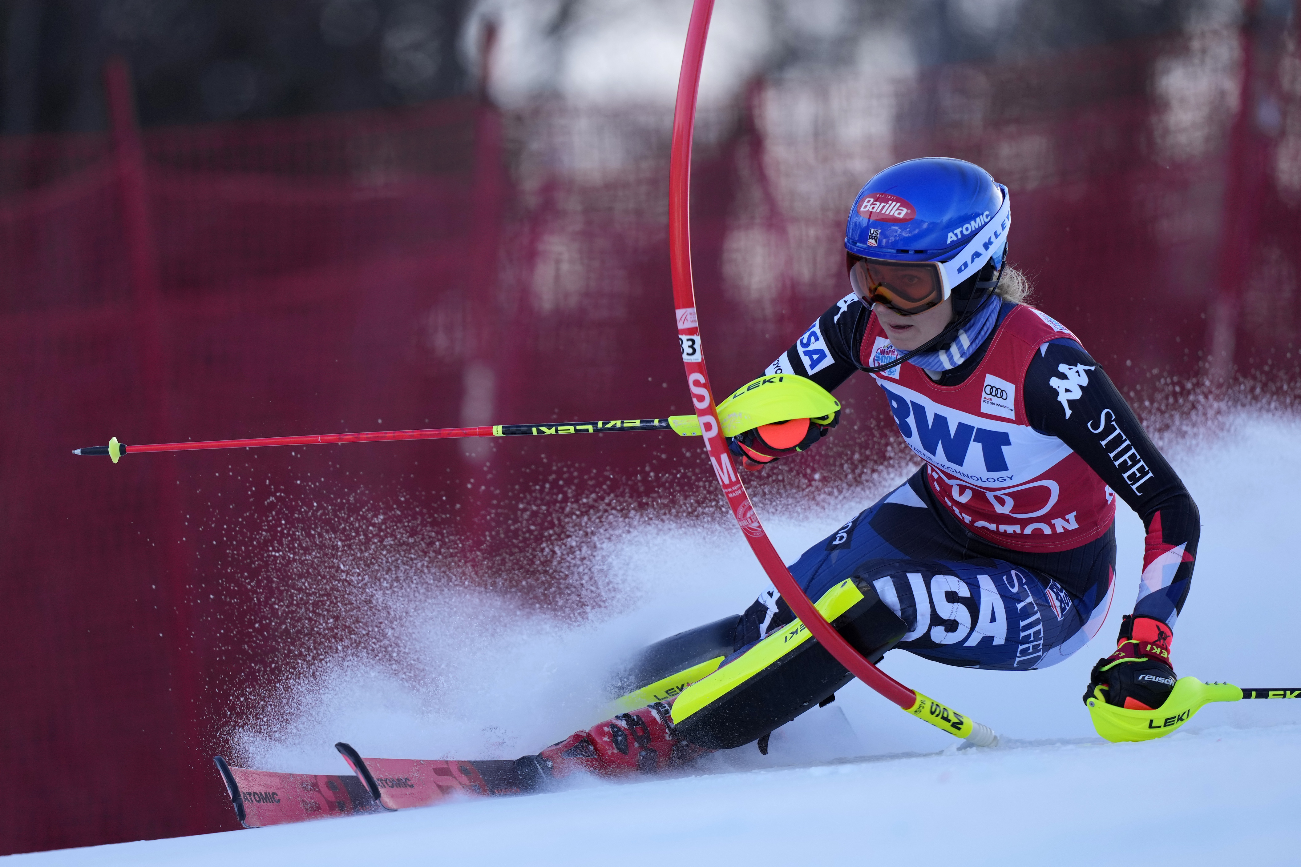 Mikaela Shiffrin Slalom Worlds