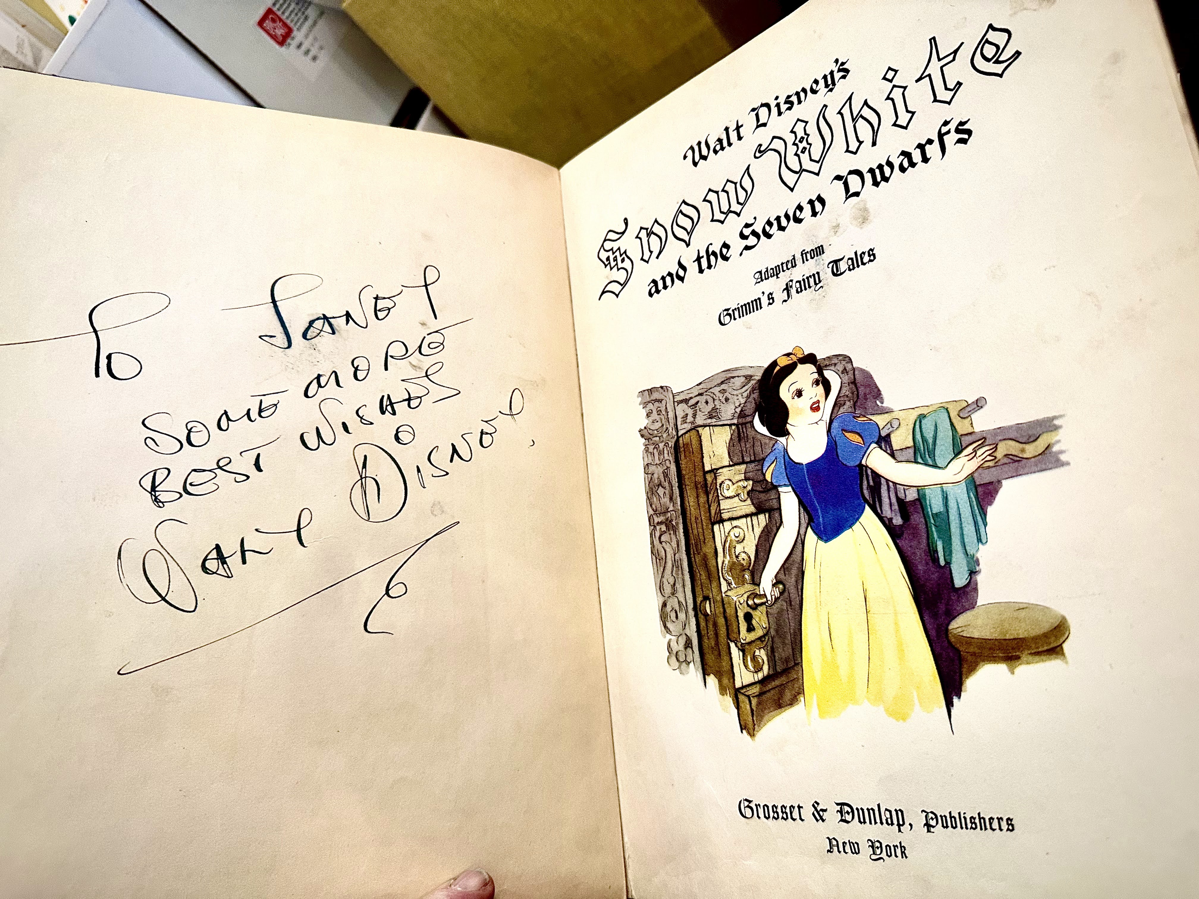 Walt Disney Autograph