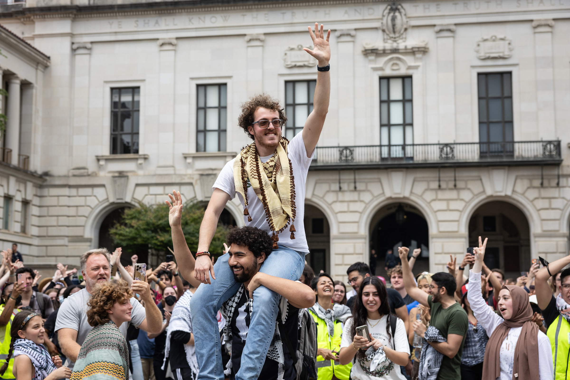 Charges dismissed against 46 arrested during pro-Palestinian protest at ...