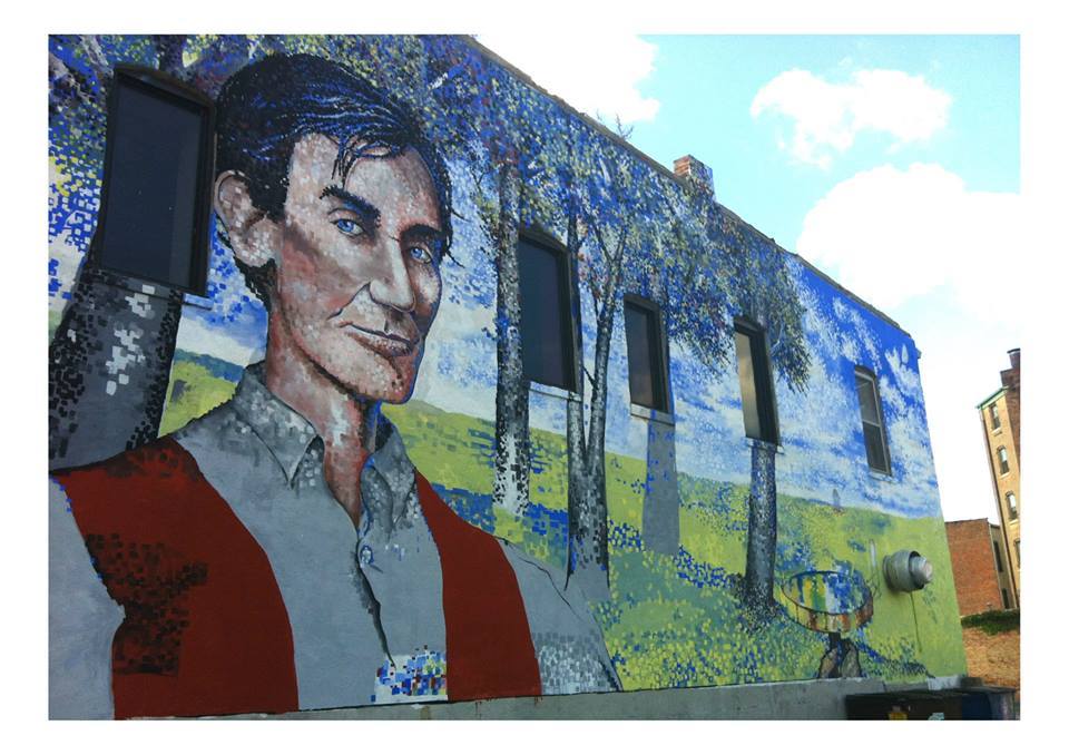 Abraham Lincoln Mural The Story Behind A Woodsy Lincoln Portrait