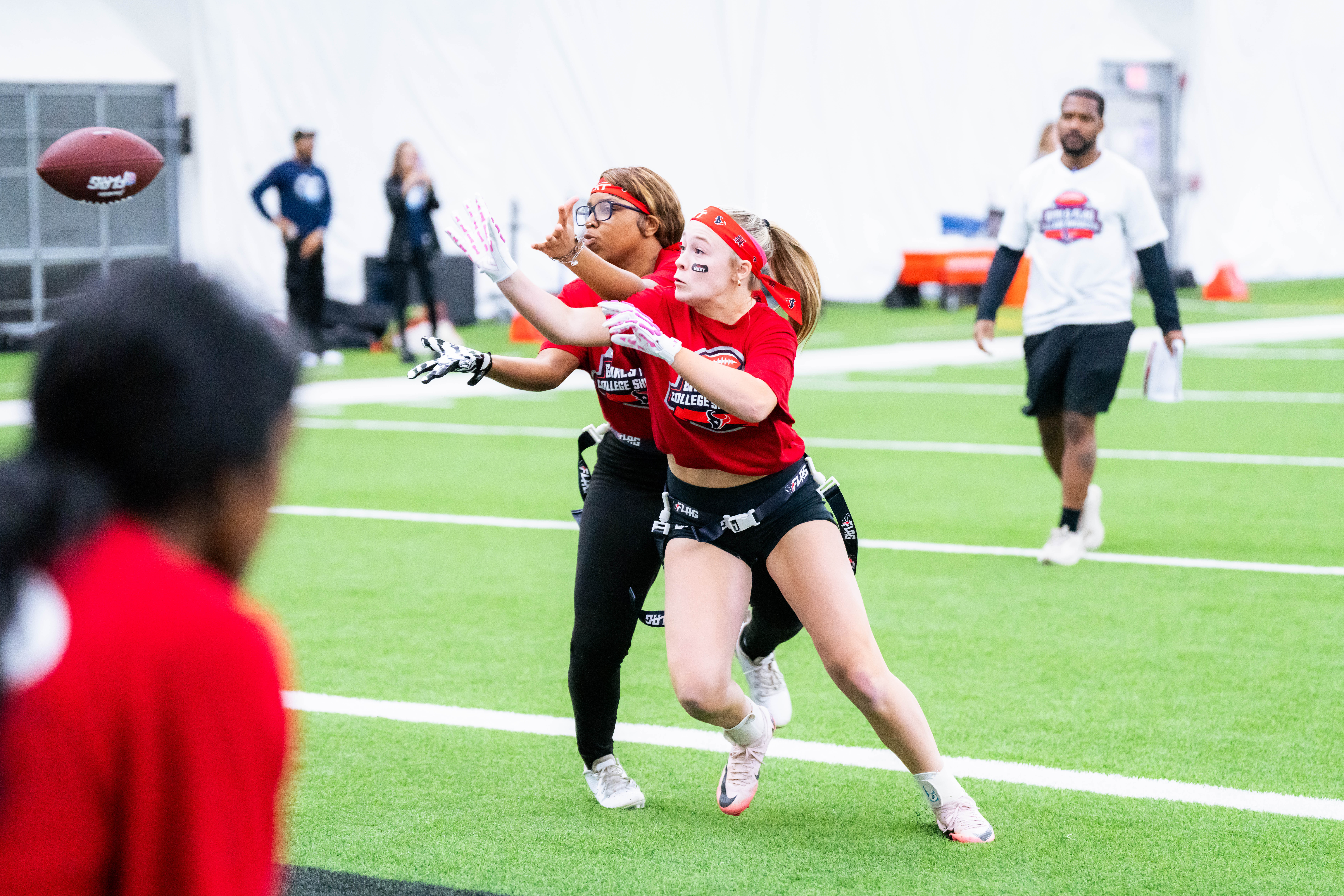 A league of their own: Girls’ flag football in Austin area gets backing ...