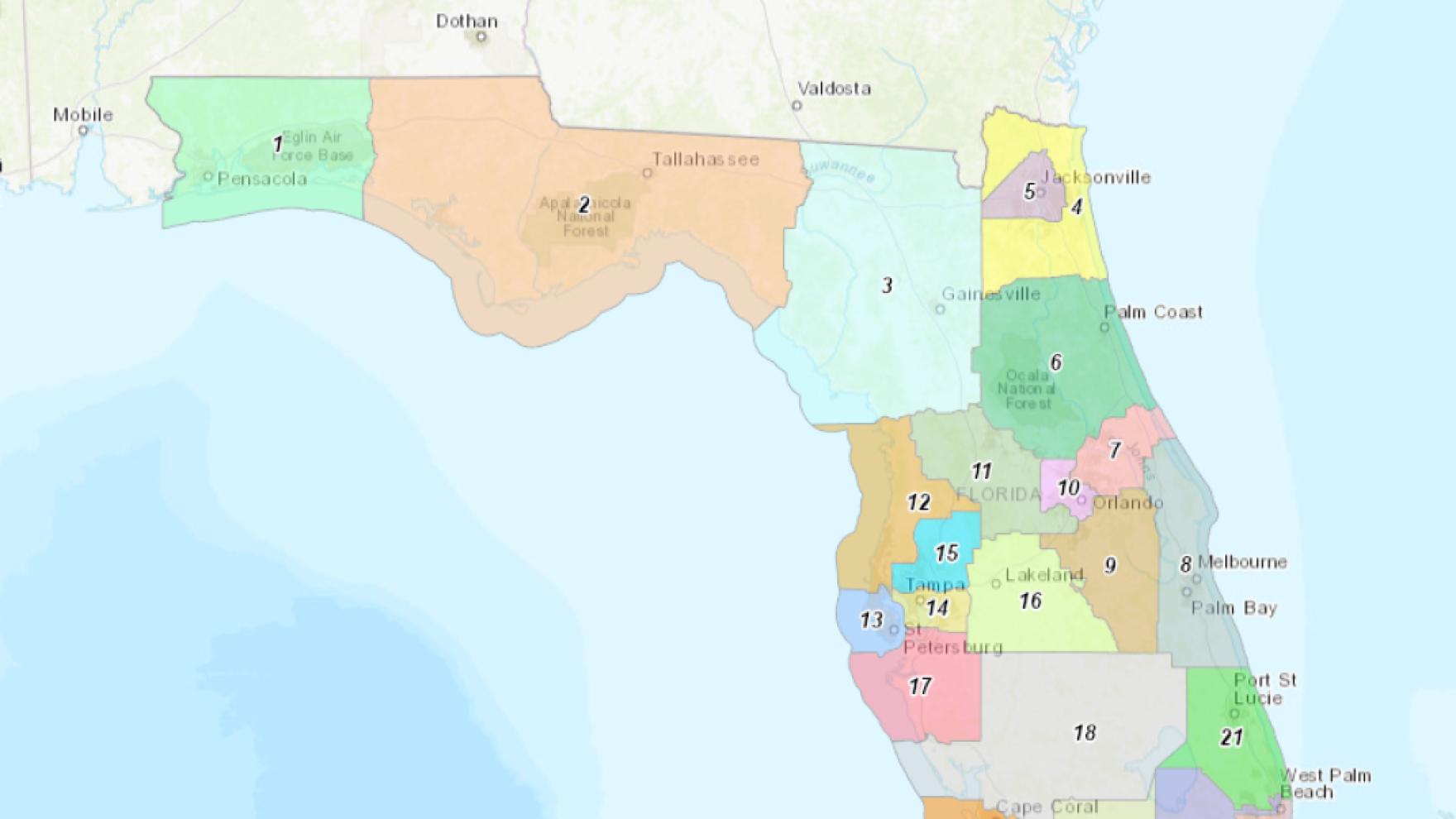 Florida Air Force Bases Map DeSantis Vetoes Redistricting Map Over