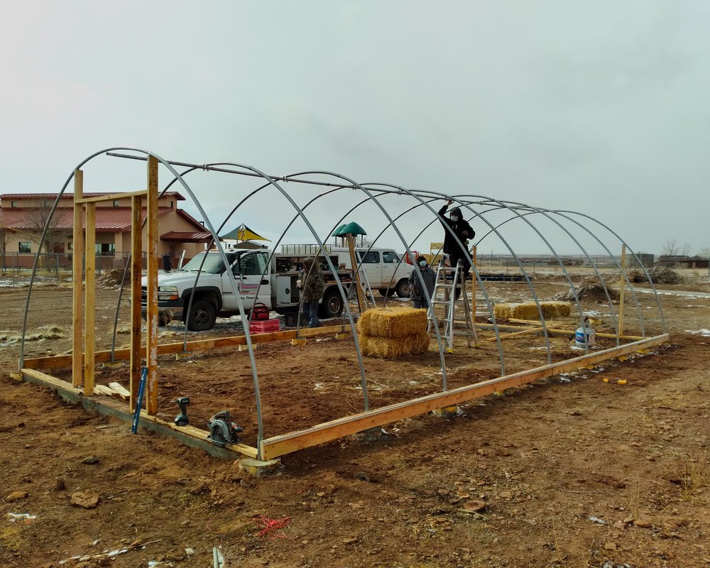 Hoop House Construction
