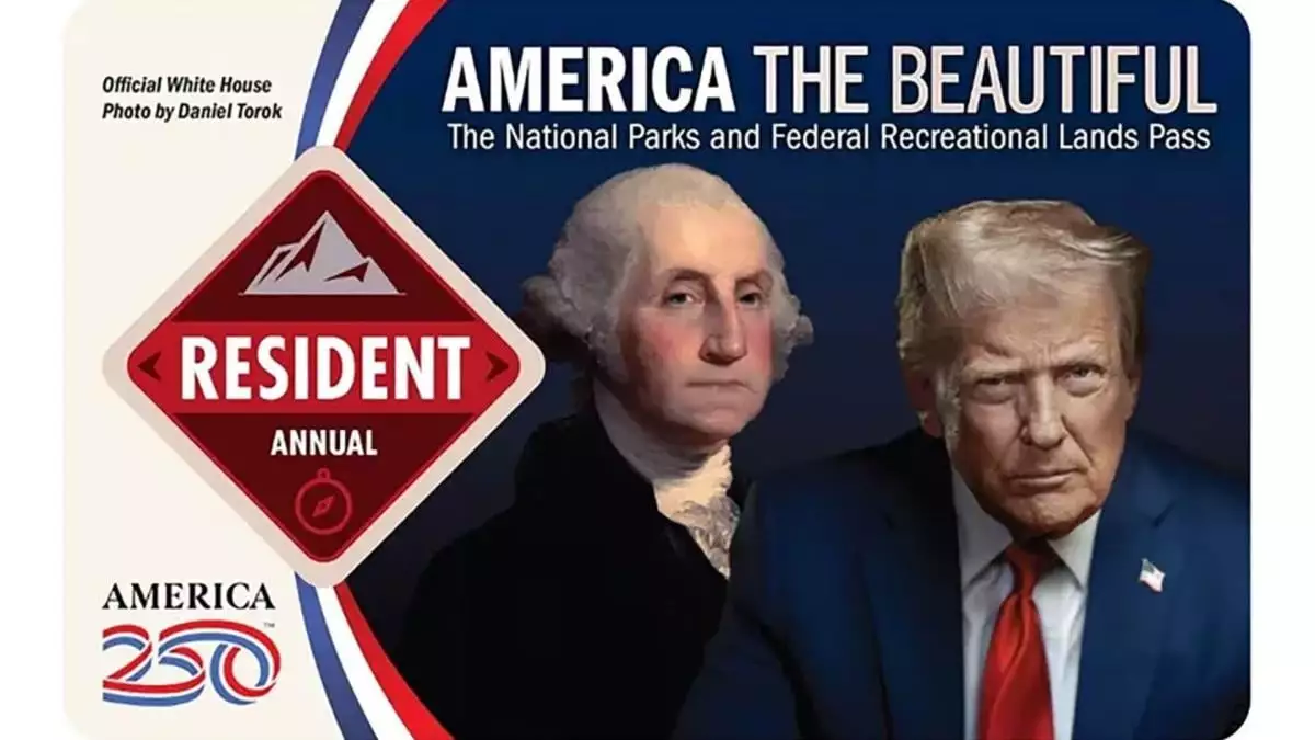 National Park Service will void passes with stickers over Trump's face ...