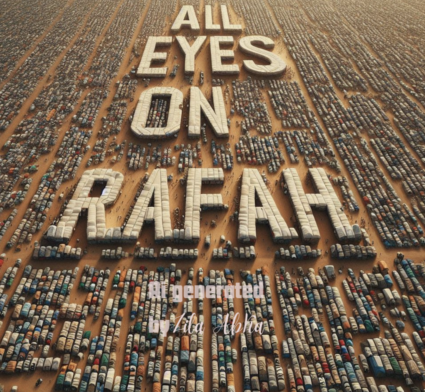 ‘All eyes on Rafah’ is the Internet's most viral AI image. Two artists ...