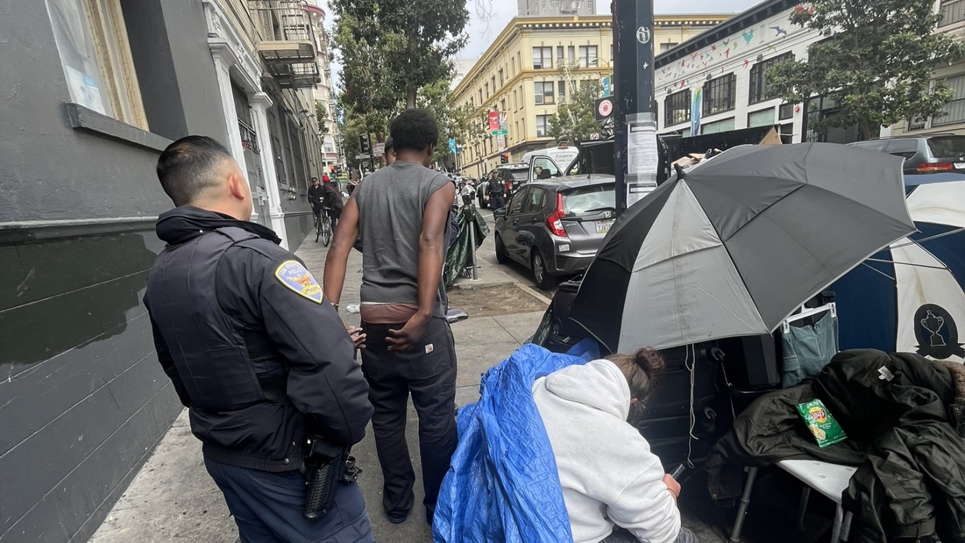 San Francisco ramps up policing of illegal homeless camps : NPR
