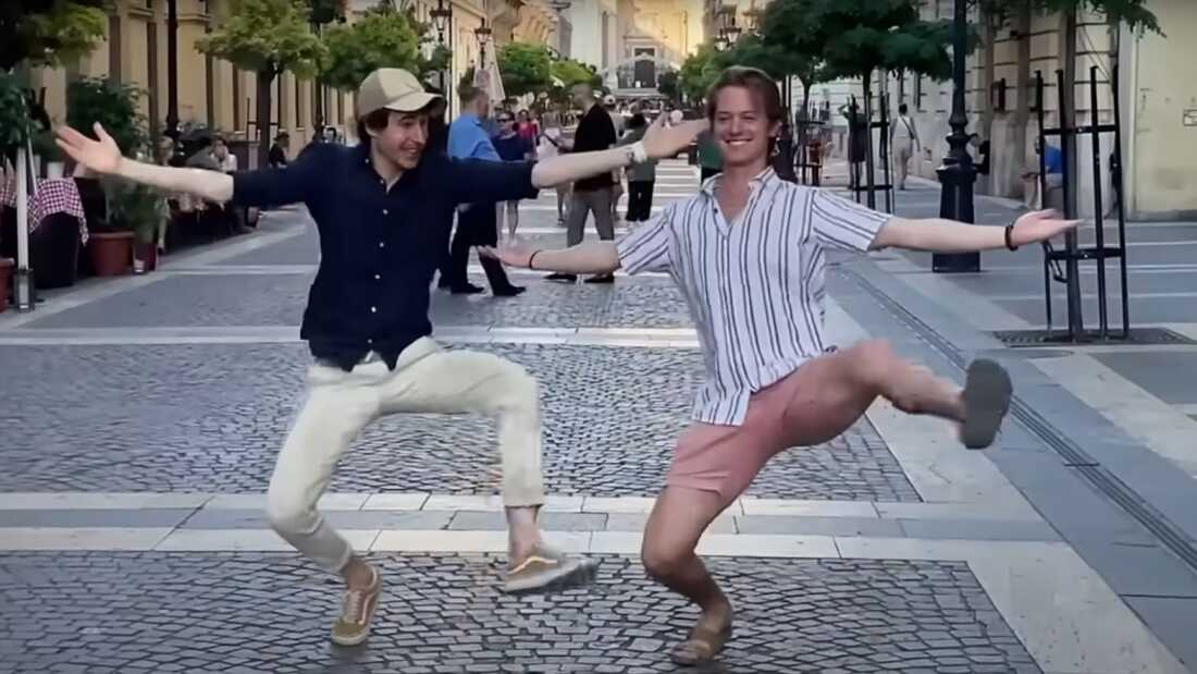 Across the world, Ed People asks strangers to dance with him : NPR