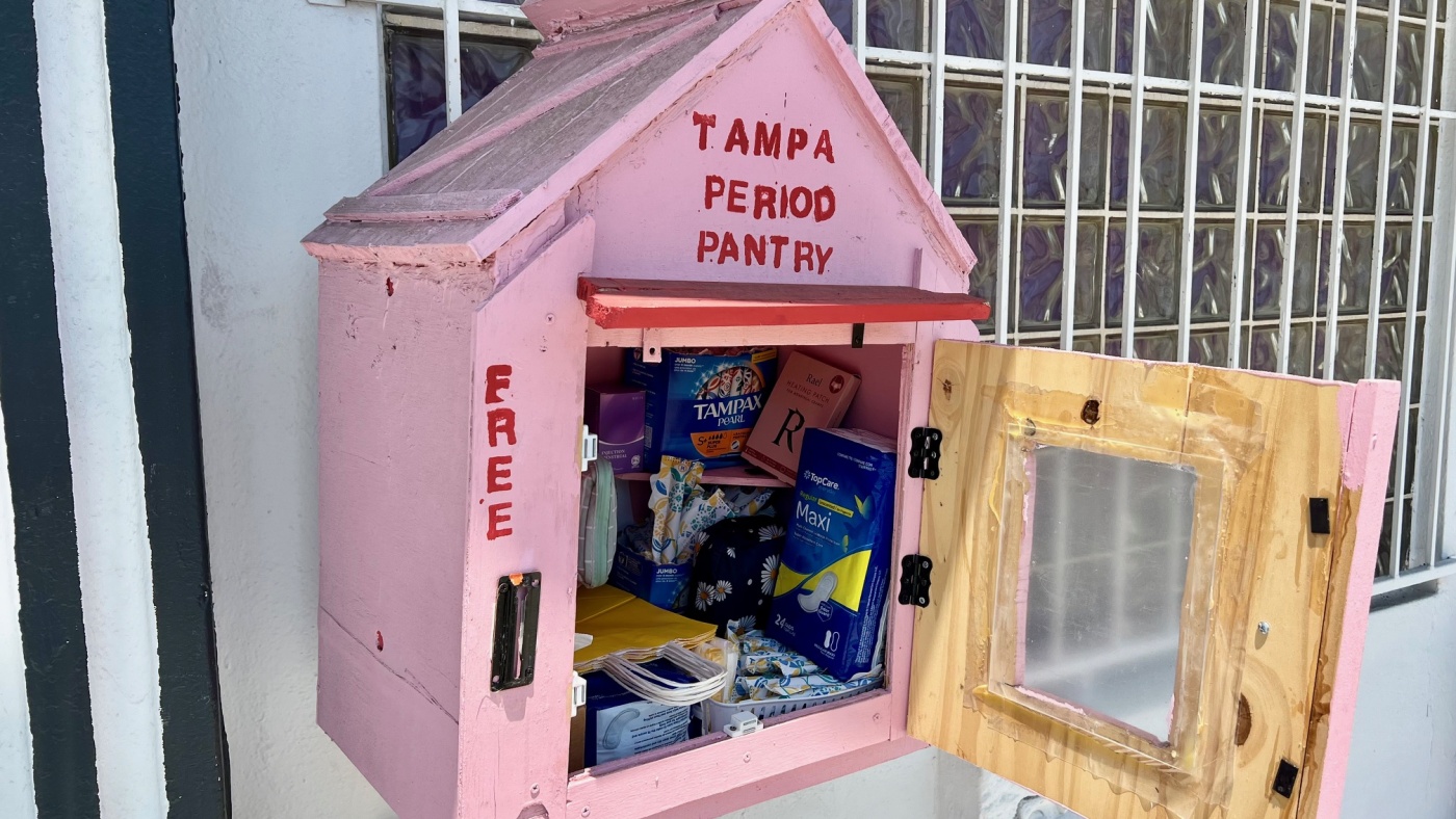 Need free pads or tampons? In Tampa, you can visit a ‘period pantry ...