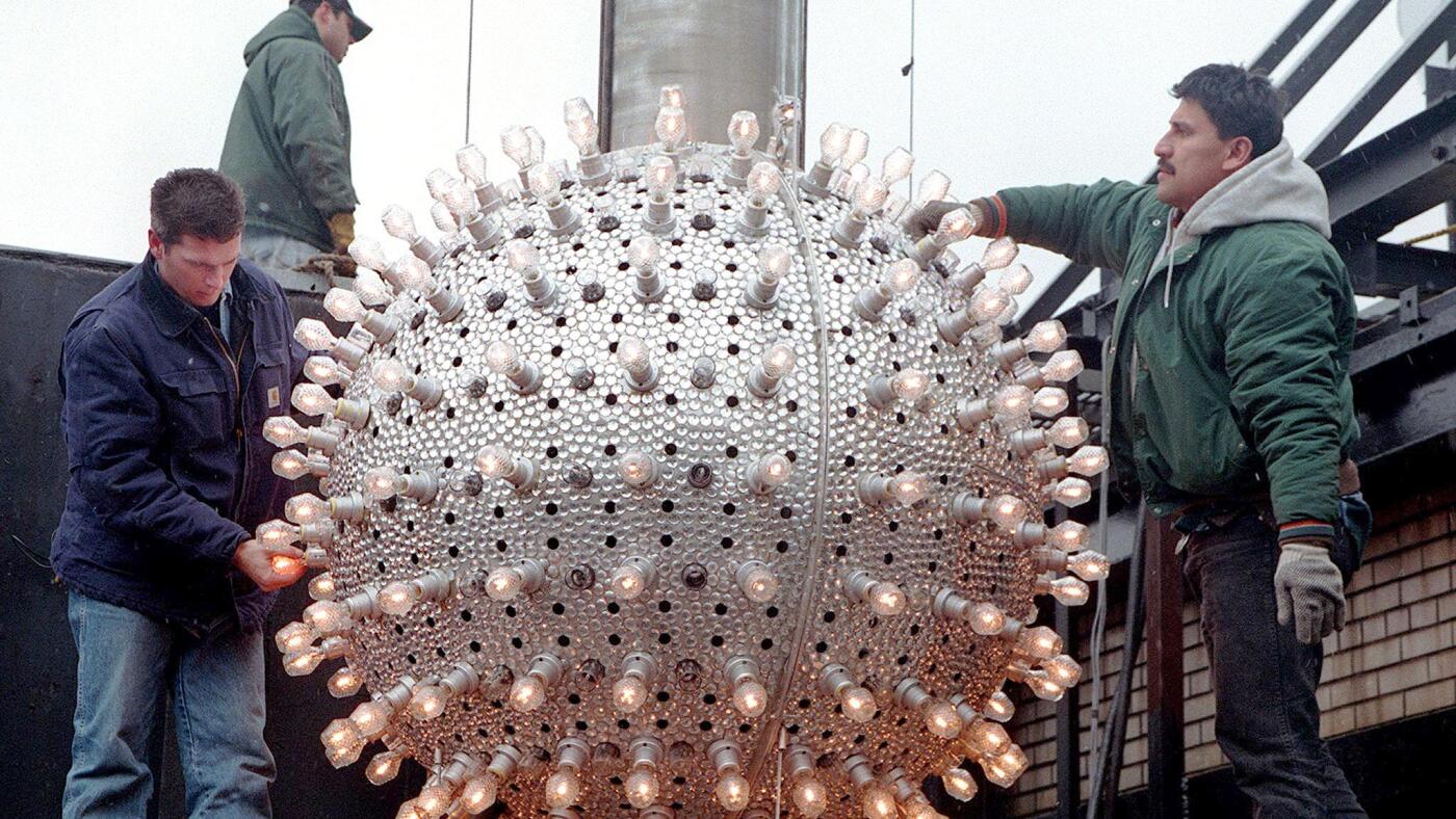 History of the Times Square New Year’s Eve ball drop : NPR