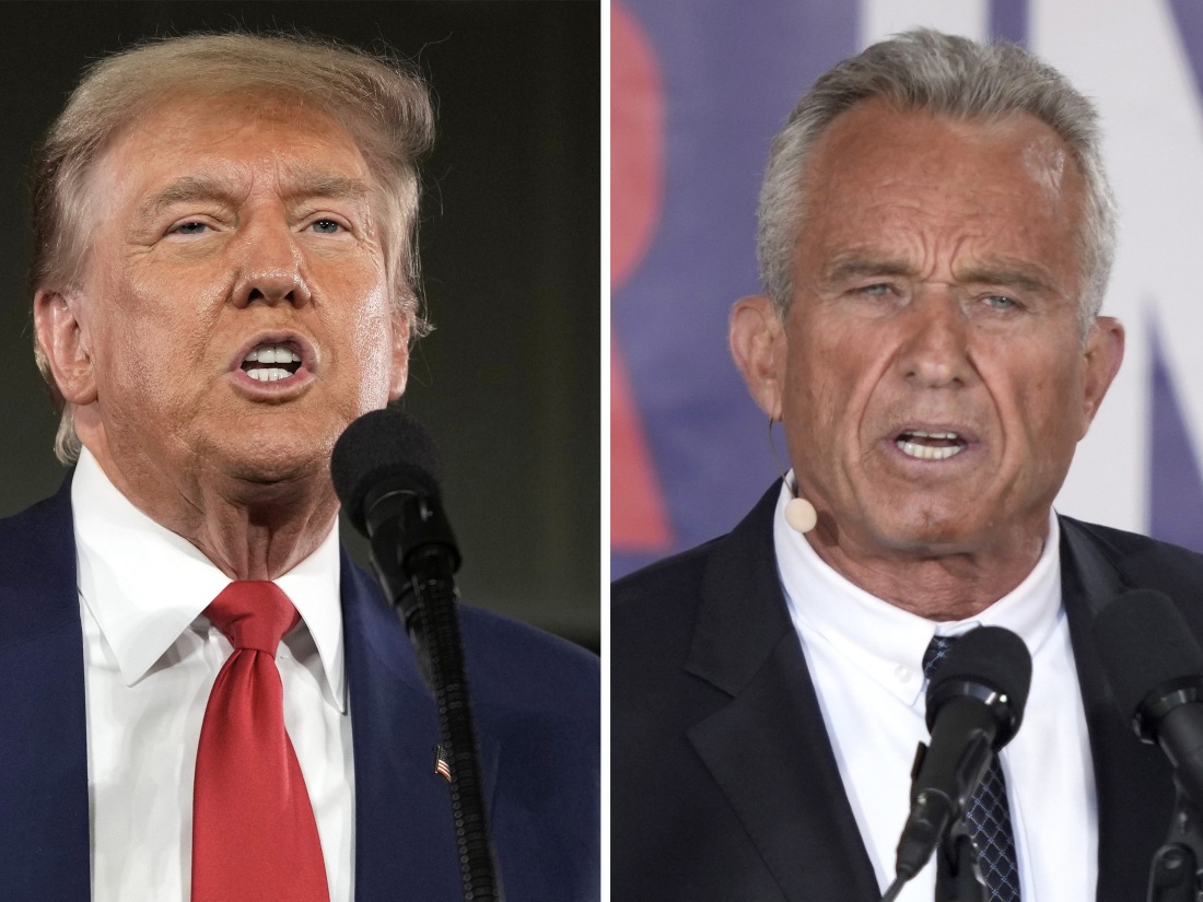 Trump and RFK headline the Libertarian Party's raucous convention : NPR