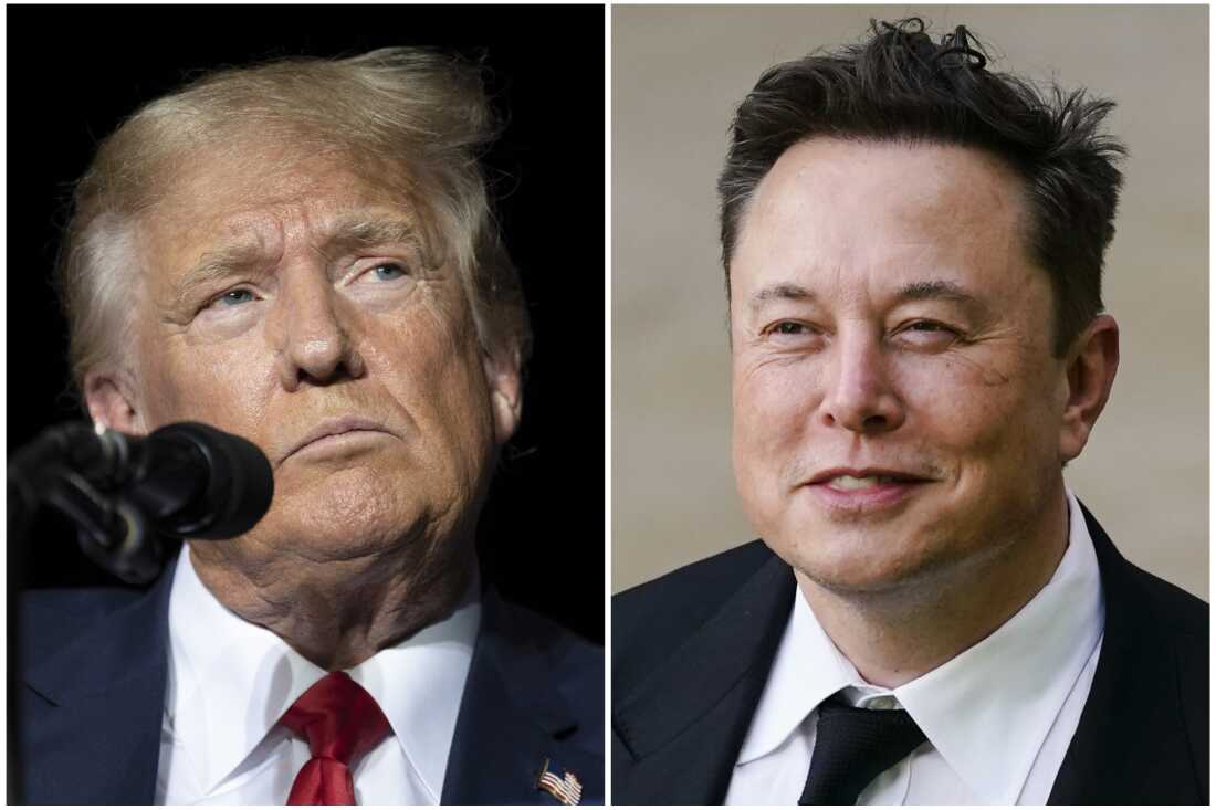 Trump-Musk interview on X is light on news amid technical issues : NPR