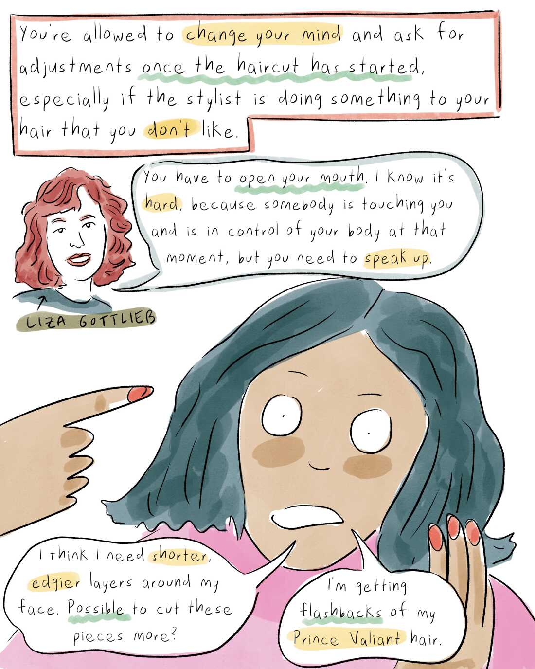 COMIC: How to avoid bad haircuts : NPR