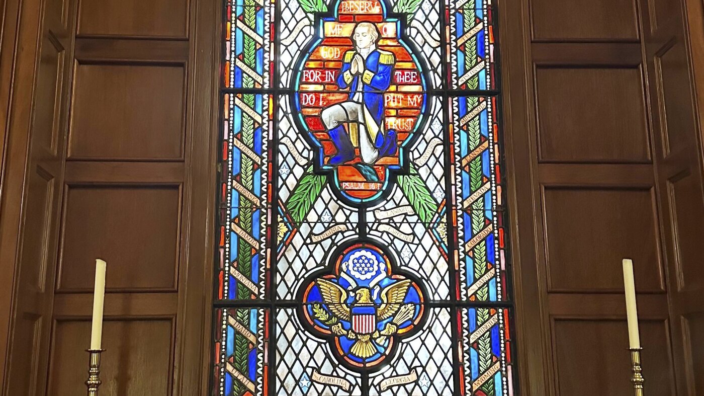 Christians love this painting of George Washington by Arnold Friburg : NPR
