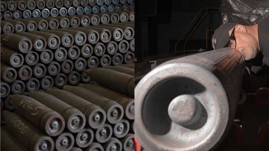 Inside the U.S. arms factory making weapons for Ukraine : NPR