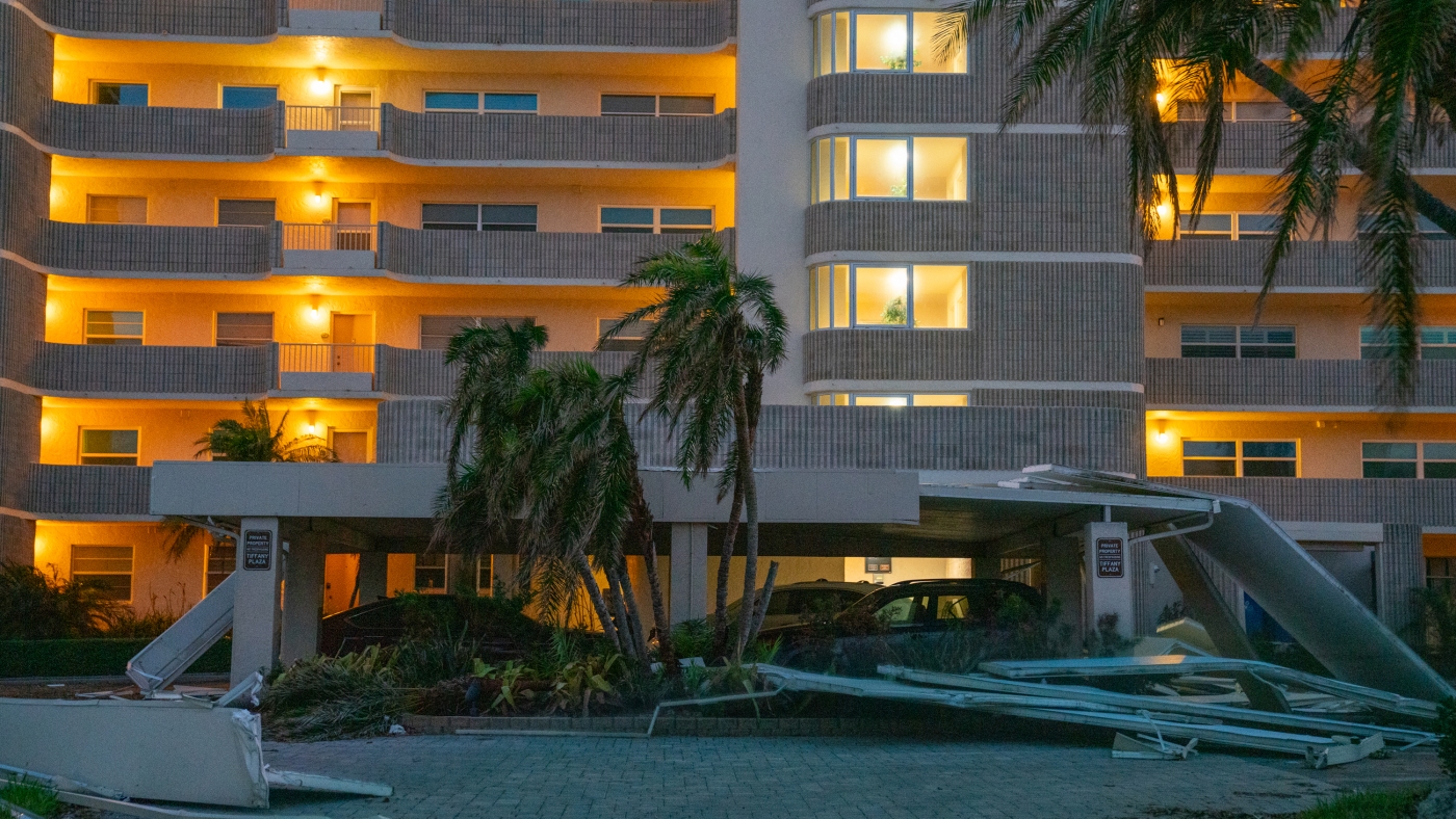 Come hurricane or high water, Longboat Key residents promise to stay : NPR