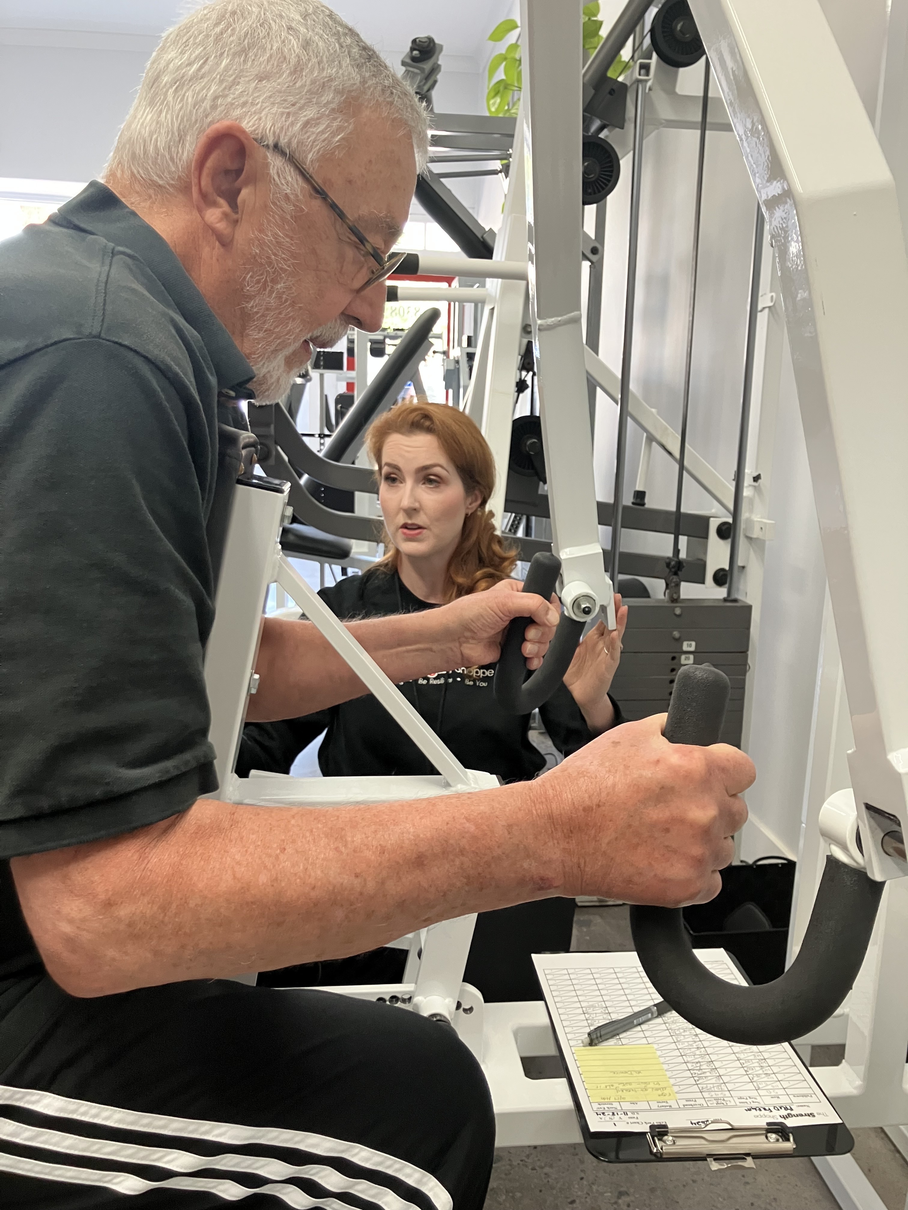 doing exercises slowly