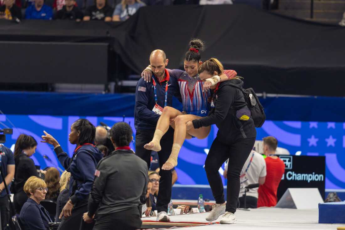 Transcendent once again, Simone Biles to lead U.S. Olympic gymnastics team : NPR