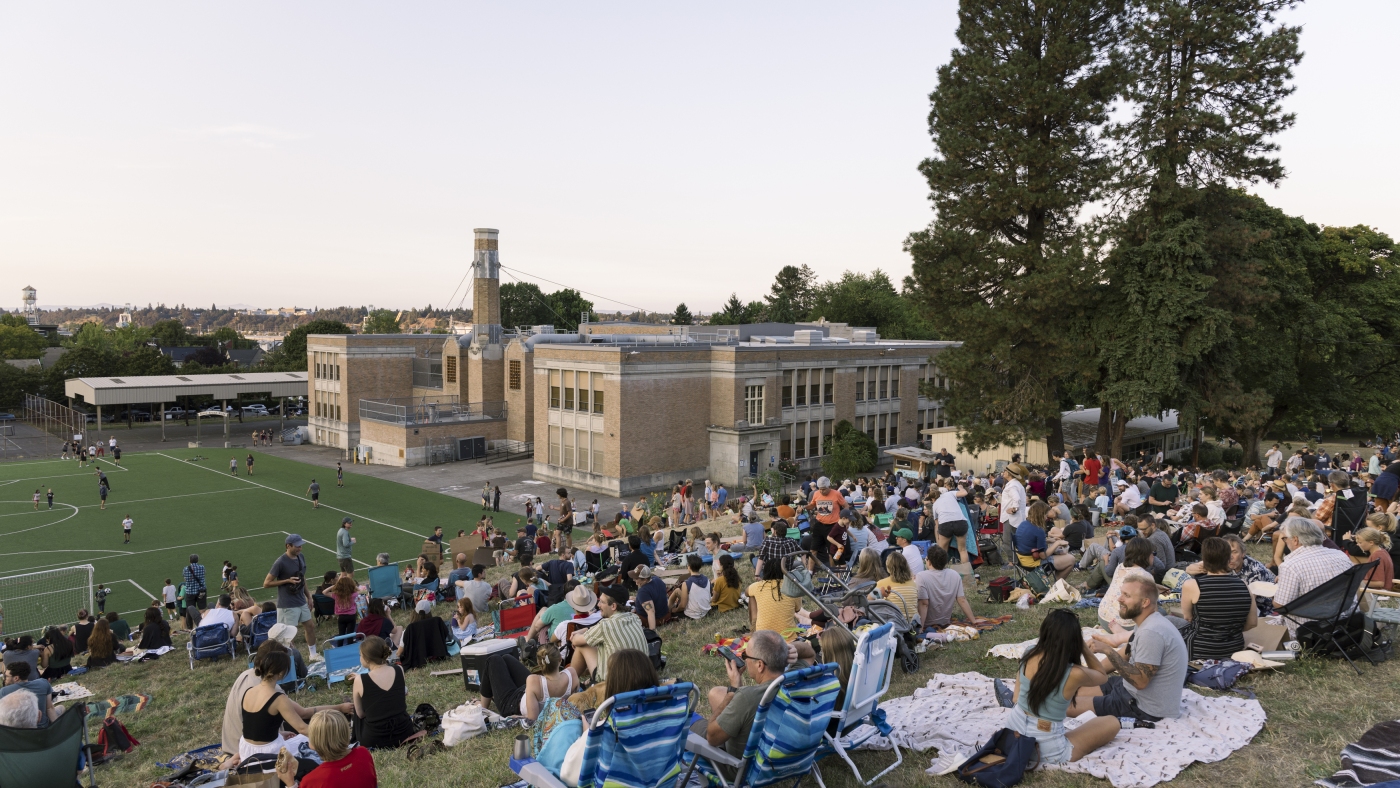 In Portland, Vaux's swifts provide a show as they migrate south : NPR