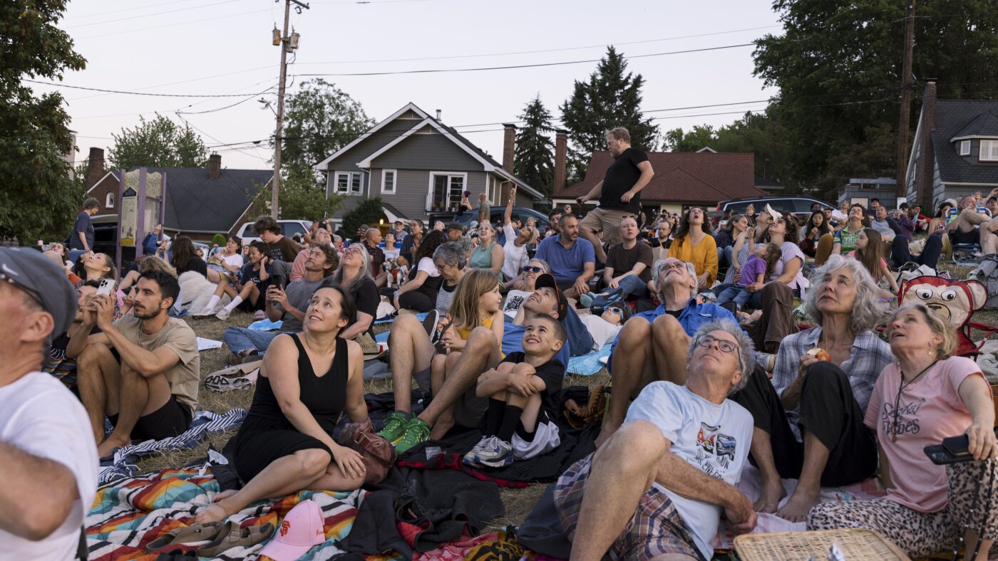 In Portland, Vaux's swifts provide a show as they migrate south : NPR