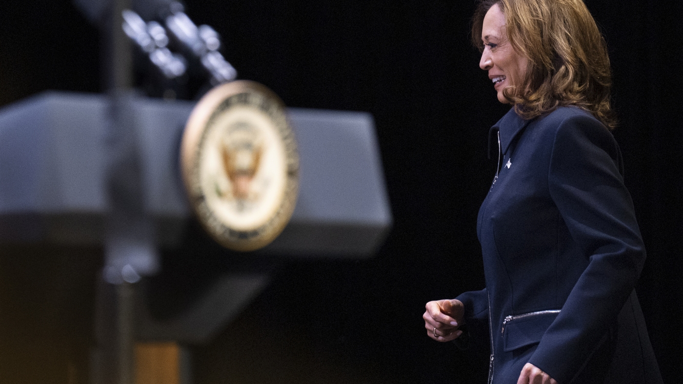 The coconut tree meme goes full circle in new Harris speech : NPR