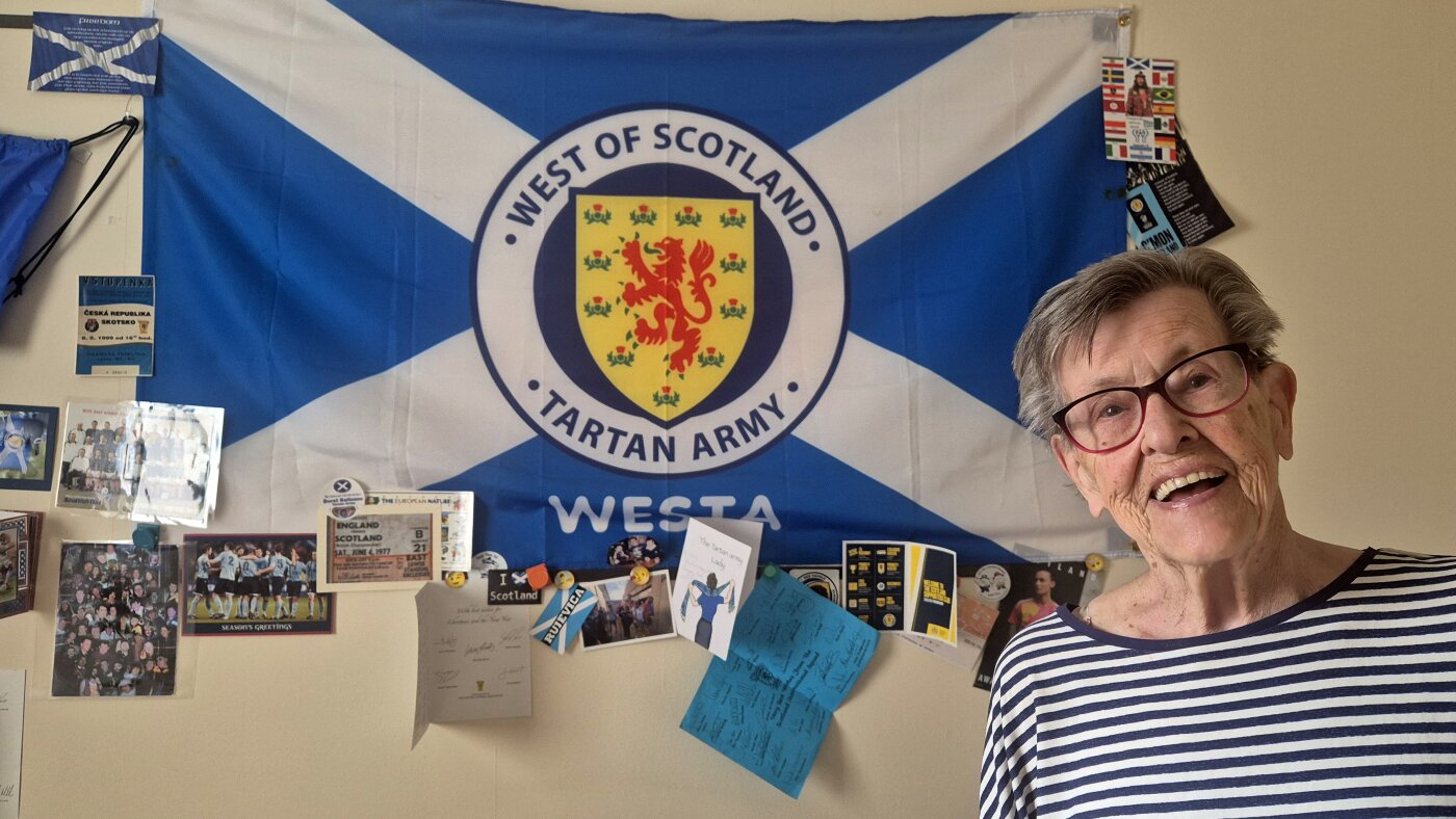 At 93, oldest member of Scotland's Tartan Army of soccer fans heads to ...