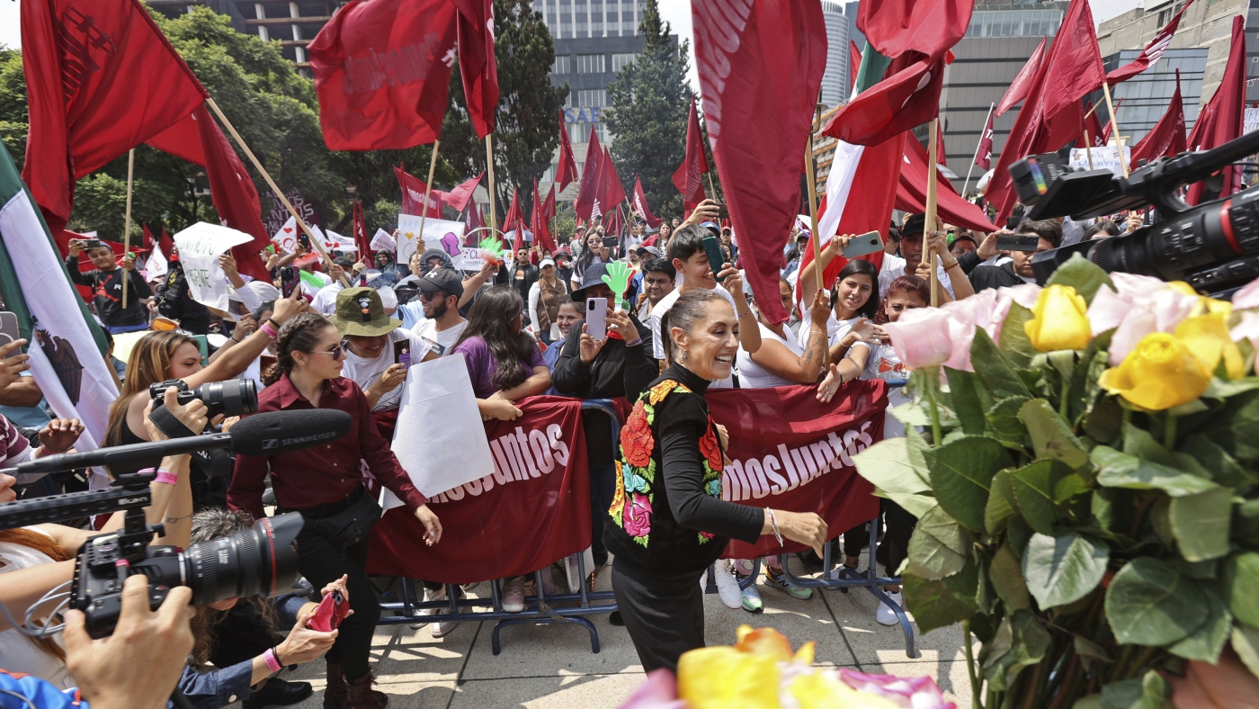 Mexico has its first female president : NPR
