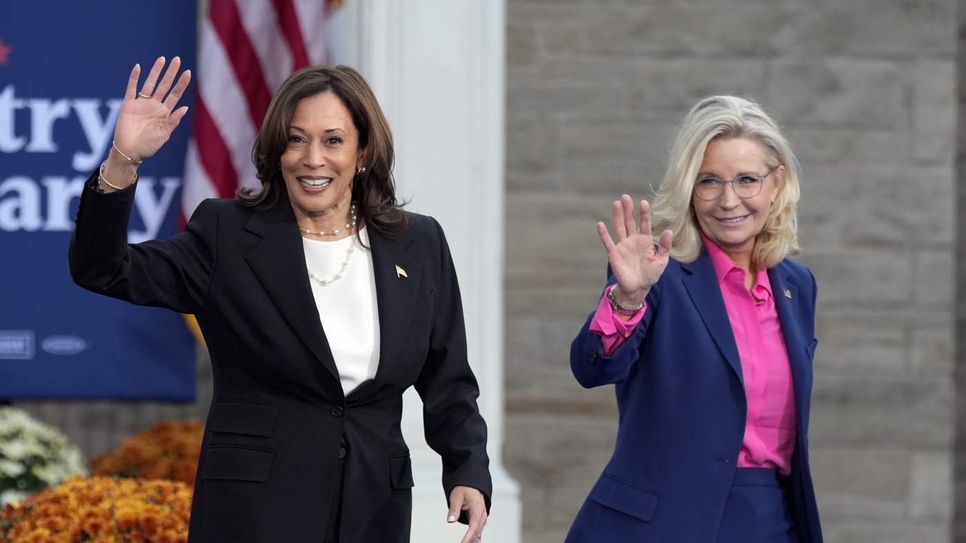 Kamala Harris campaigned with Liz Cheney in the town that gave birth to ...