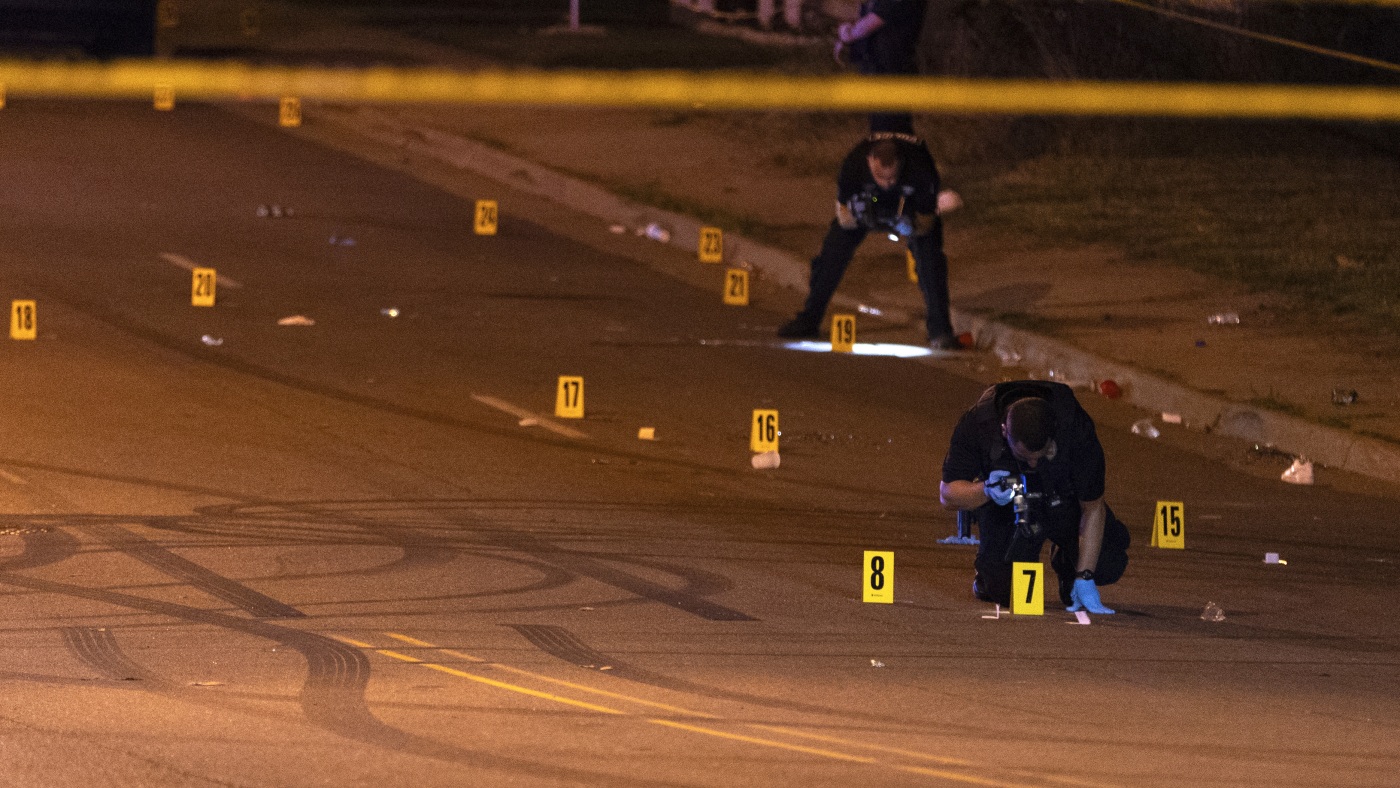 1 person was killed and 24 injured in a mass shooting in Akron, Ohio : NPR