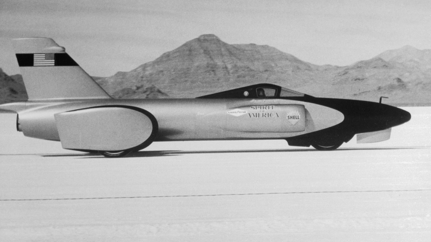 60 years ago, a jet-powered tricycle shattered the land speed record : NPR