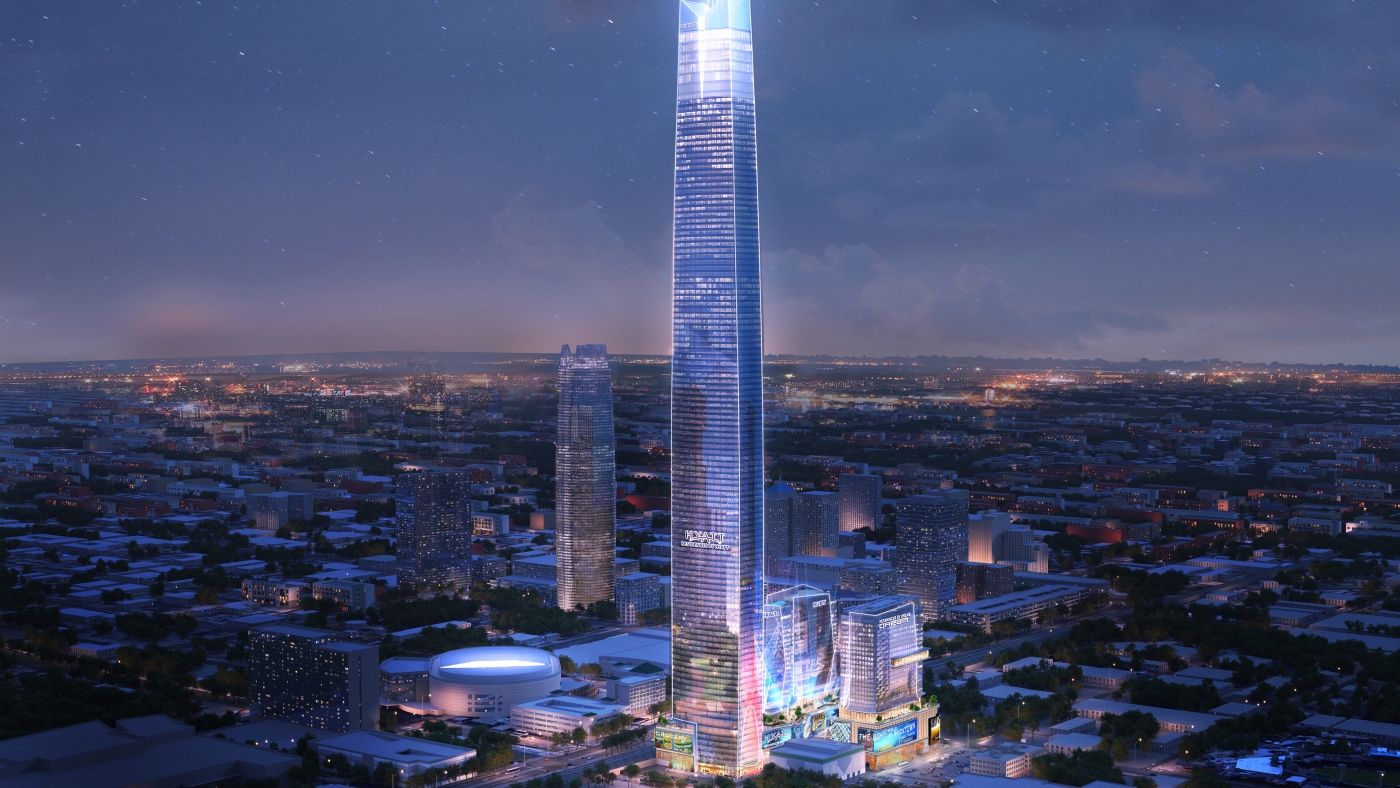 At 1,907 feet, an Oklahoma City building would be the nation's tallest : NPR