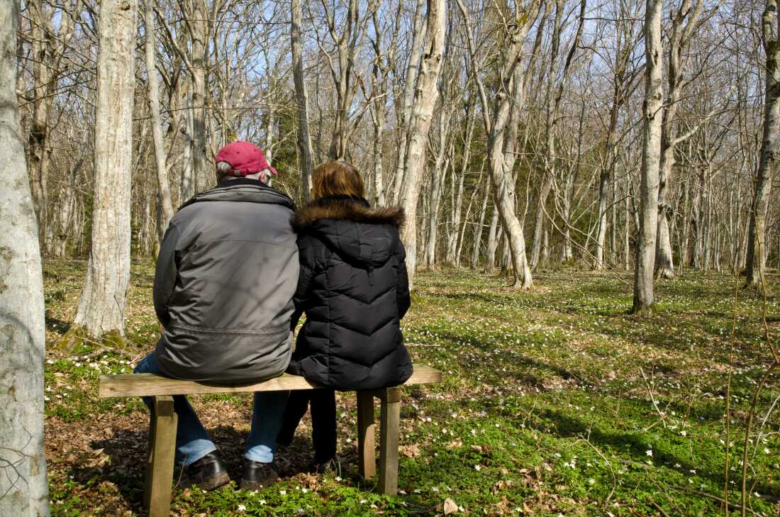 two people connected