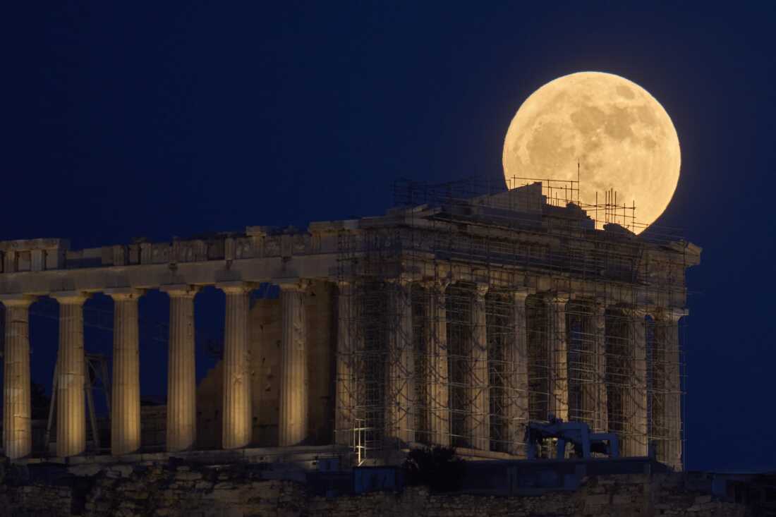 Photos: See the dazzling pictures of June's Strawberry Moon : The ...