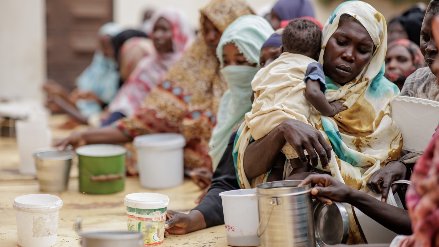 A rare glimpse of life in wartime Sudan at the edge of Khartoum : NPR