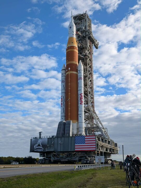 NASA's Artemis II craft meets the launch pad ahead of crewed lunar ...