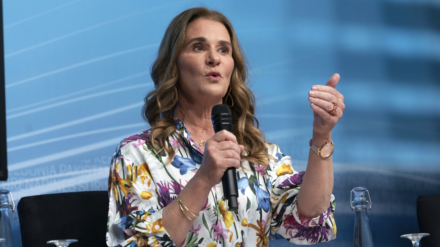 Melinda French Gates to give $1 billion to women's rights groups : NPR