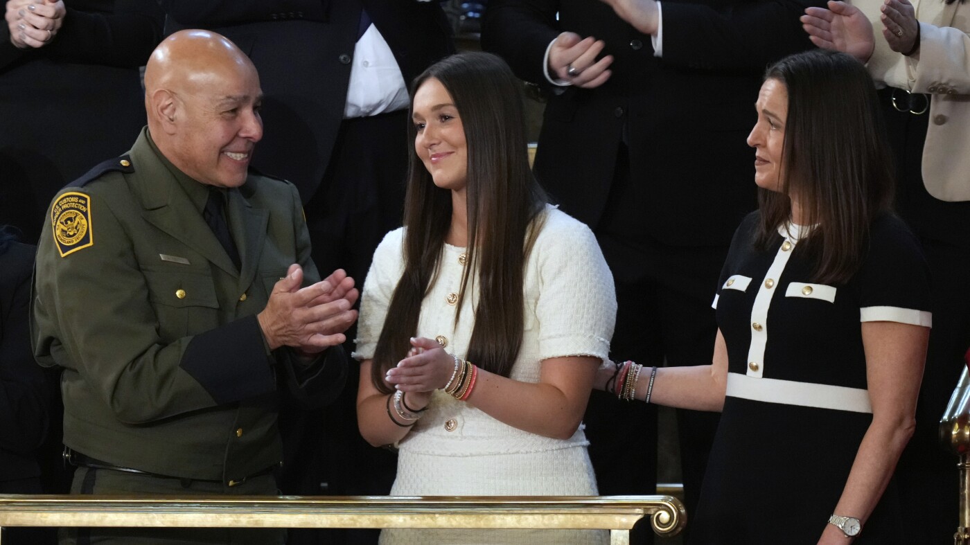 Photos: Key moments from Trump's address to Congress : NPR