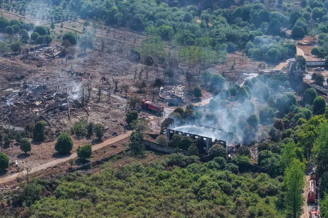 An explosion at a fireworks plant in China kills at least 26 people ...