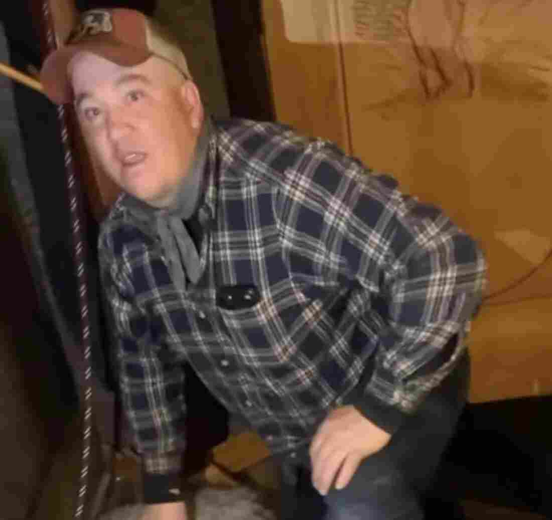 Display of a captured wolf in a Wyoming bar brings outrage : NPR