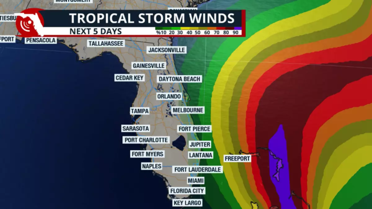 East Coast can expect indirect effects from Imelda | Jacksonville Today